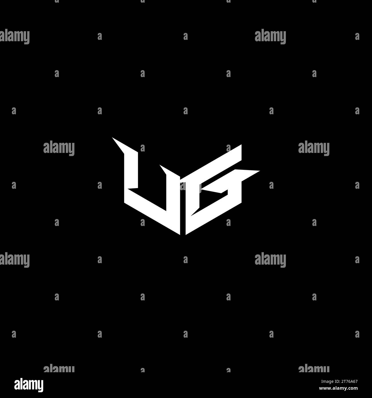 Ug gaming logo hi-res stock photography and images - Alamy