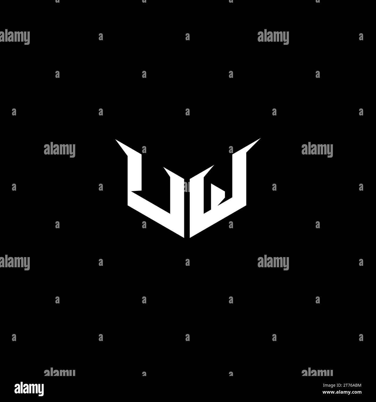 Uw logo design hi-res stock photography and images - Alamy
