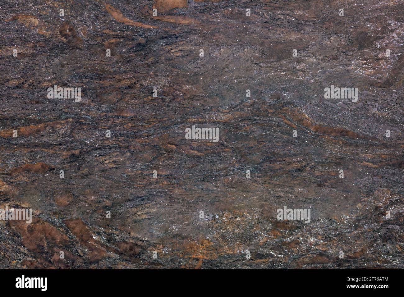 Unique texture of natural granite, gray and brown layered structures ...