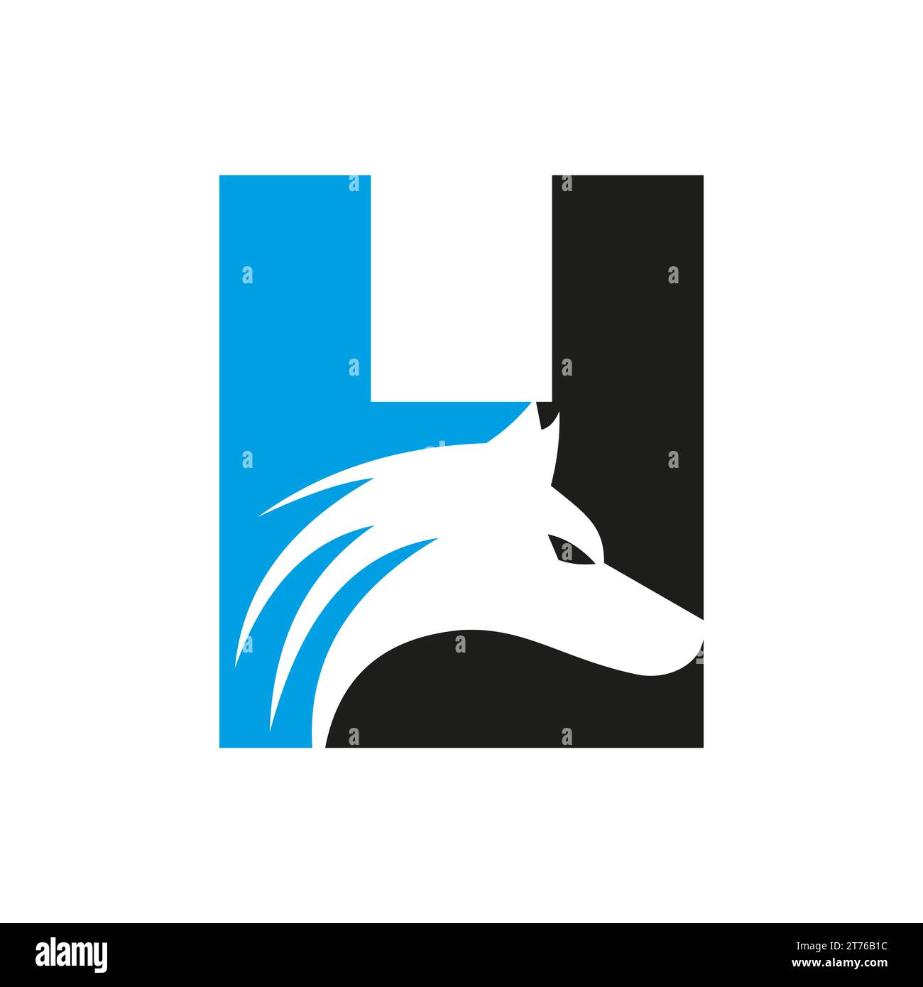 Letter H Wolf Logo. Wolf Symbol Vector Template Stock Vector Image ...