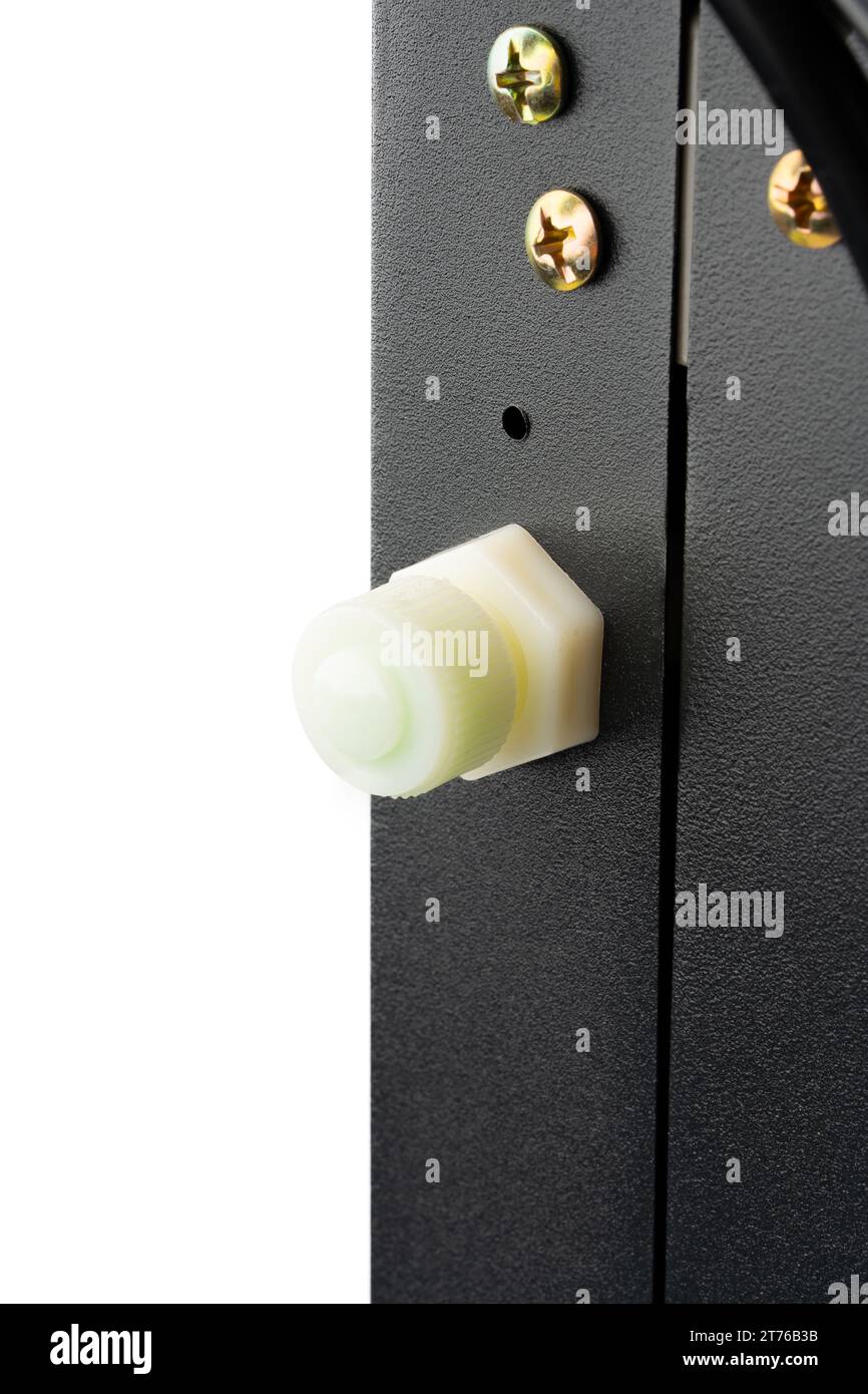 Back view of modern electric water cooler Stock Photo - Alamy