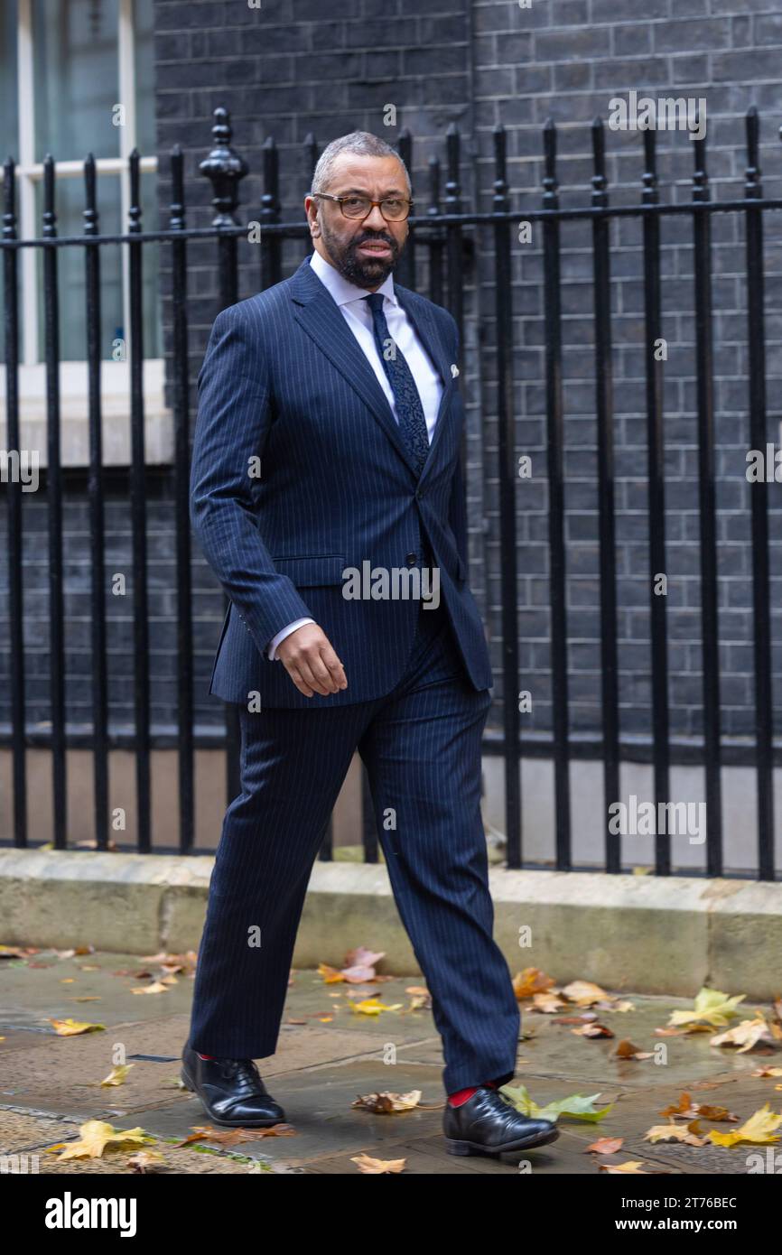 (231114) -- LONDON, Nov. 14, 2023 (Xinhua) -- Britain's newly appointed ...