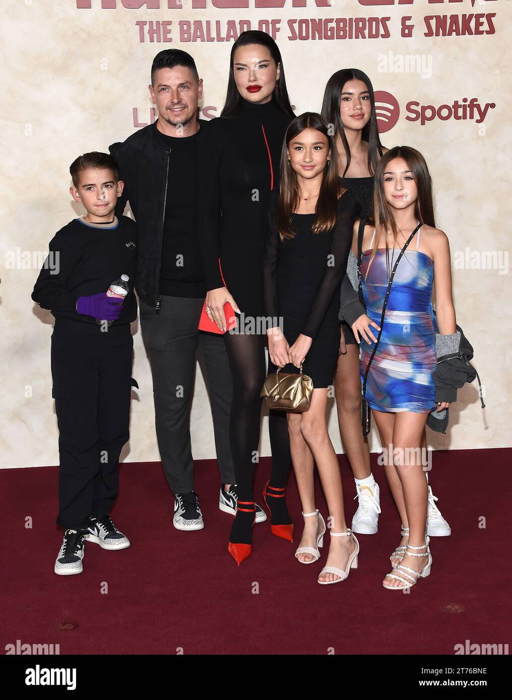 Hollywood, USA. 13th Nov, 2023. Adriana Lima, Andre Lemmers, Valentina ...