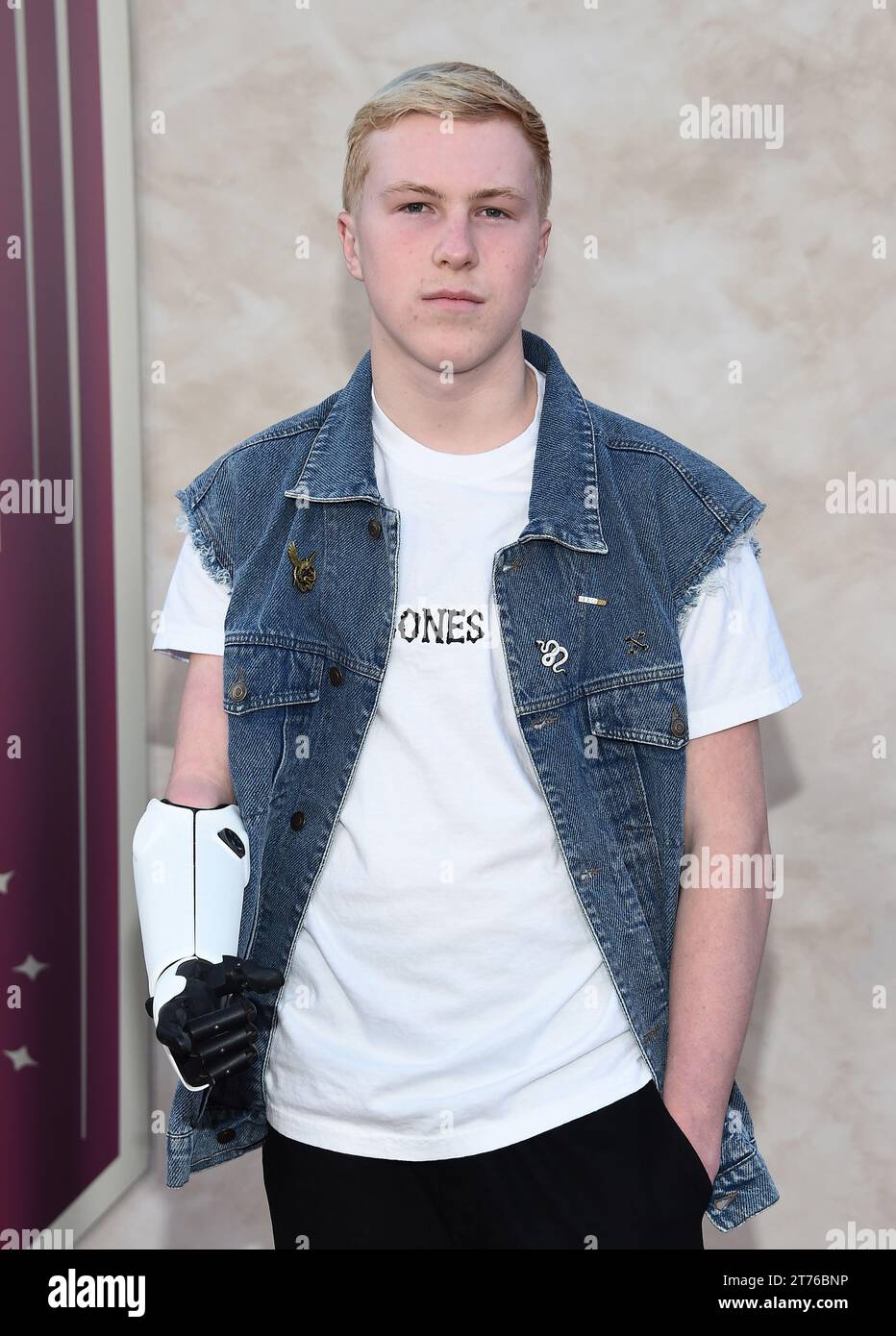 Hollywood, USA. 13th Nov, 2023. Knox Gibson arriving to the “The Hunger ...