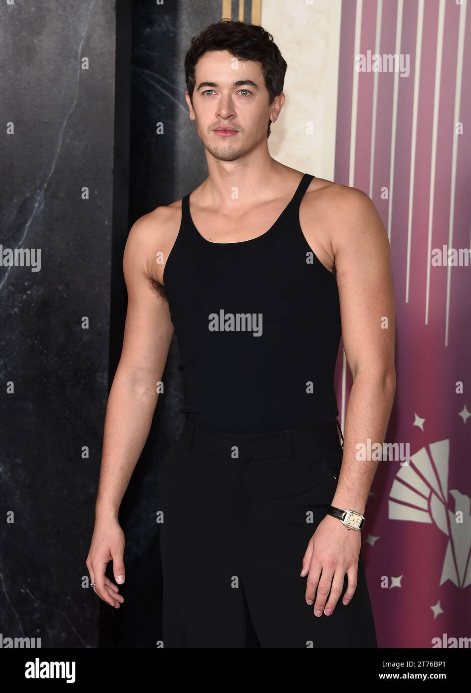 Hollywood, USA. 13th Nov, 2023. Tom Blyth arriving to the “The Hunger ...