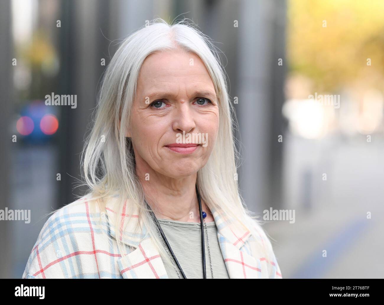 Berlin, Germany. 08th Nov, 2023. Screenwriter Annette Hess on the ...