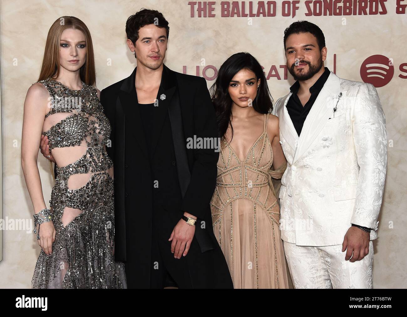 Hollywood, USA. 13th Nov, 2023. Hunter Schafer, Tom Blyth, Rachel ...