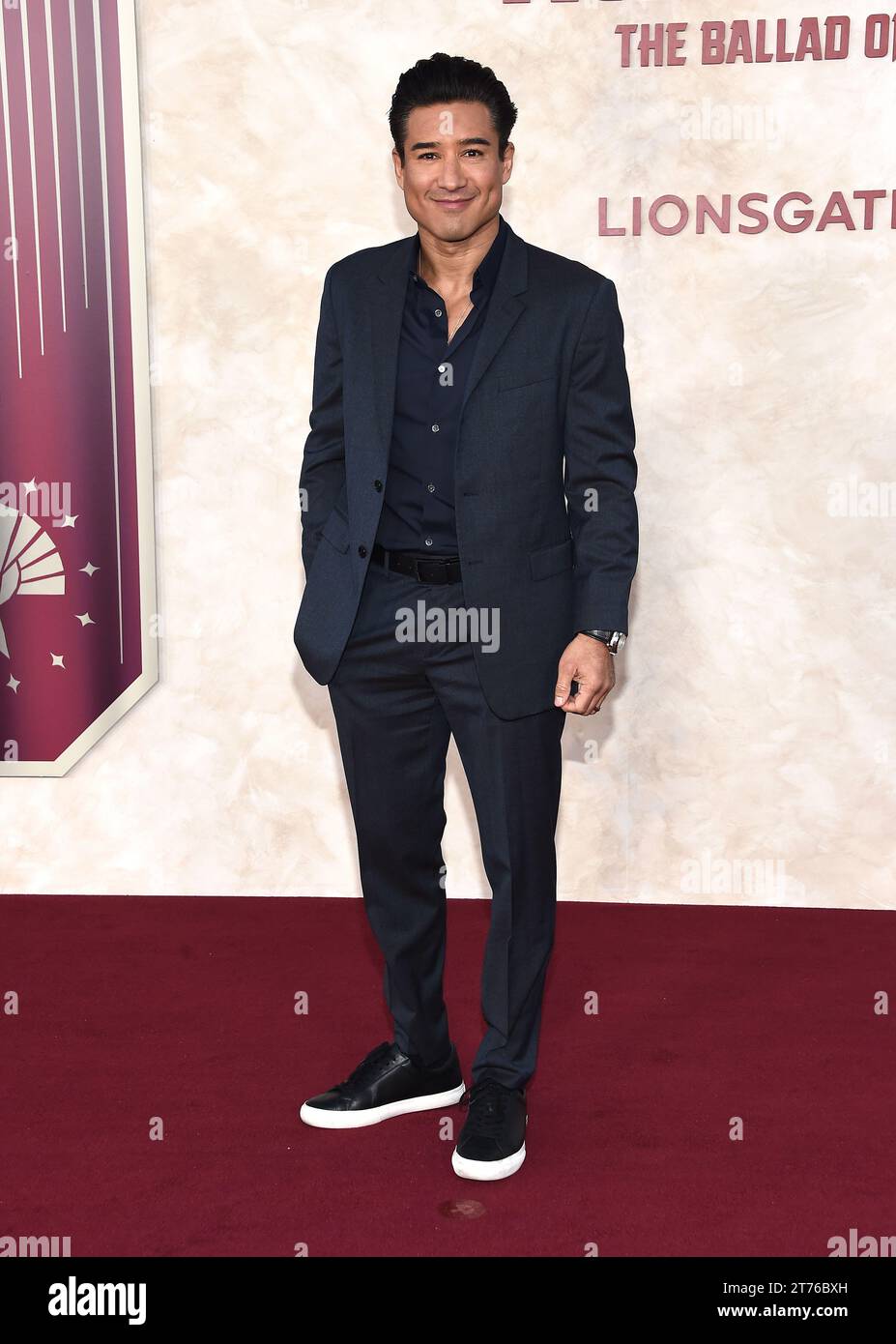 Hollywood, USA. 13th Nov, 2023. Mario Lopez arriving to the “The Hunger ...