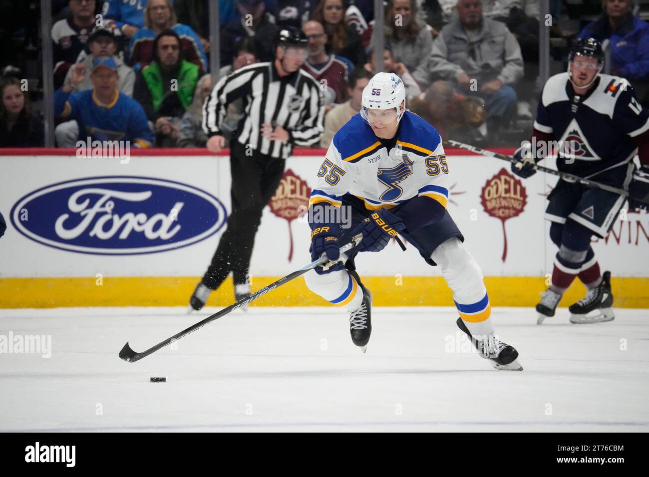 St. Louis Blues defenseman Colton Parayko (55) in the second period of ...