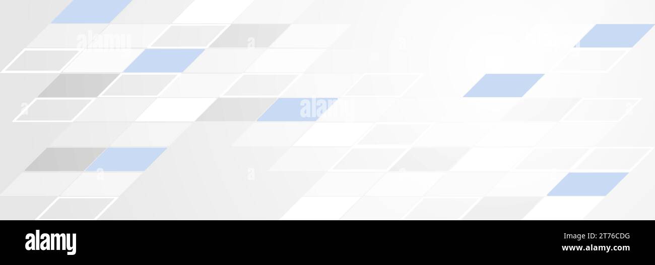 Blue grey shapes abstract tech geometry background. Futuristic modern ...