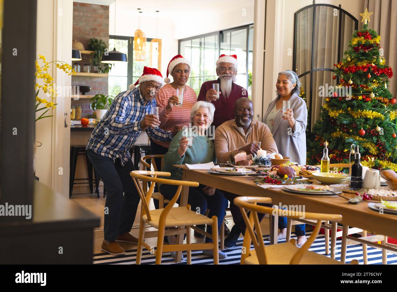 Group diverse people dinner party hi-res stock photography and images ...
