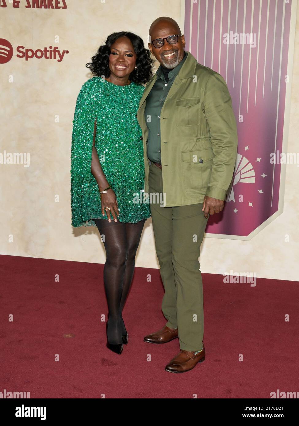 Hollywood, California, USA. 12th Nov, 2023. Viola Davis and Julius ...