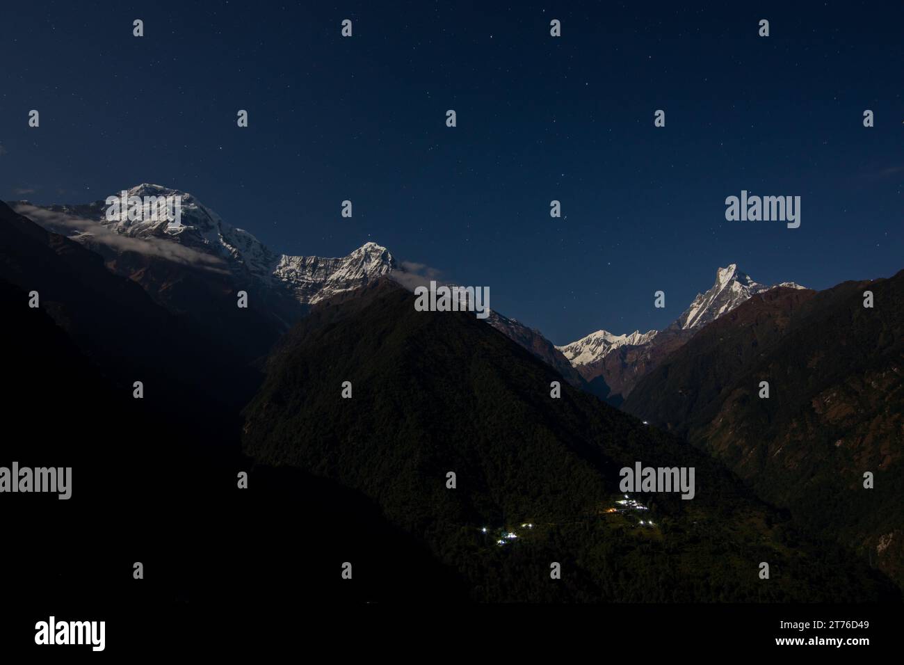 Mt. Machapuchare is a mountain situated in the Annapurna massif of ...