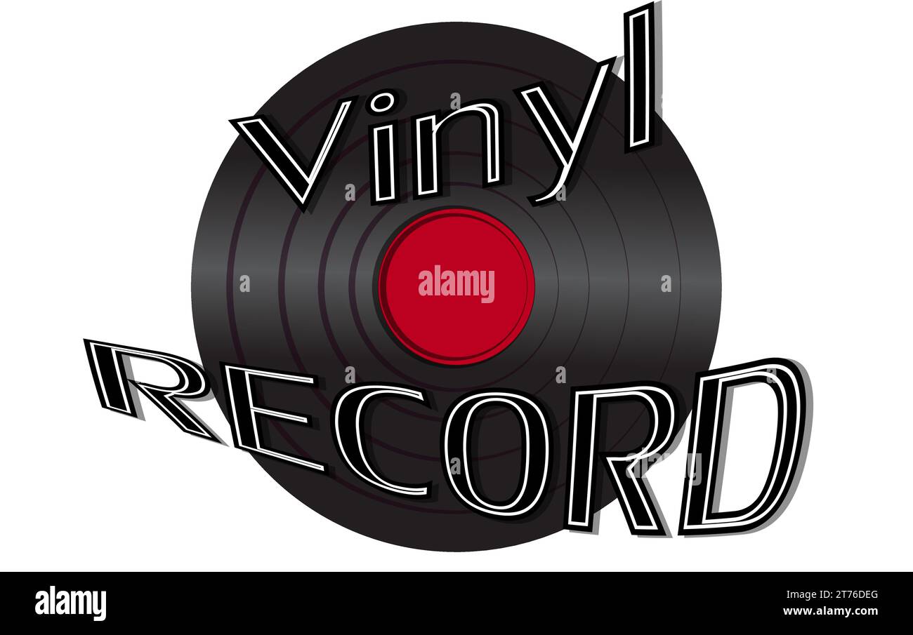 Musical audio is an old vintage retro hipster antique vinyl record and ...