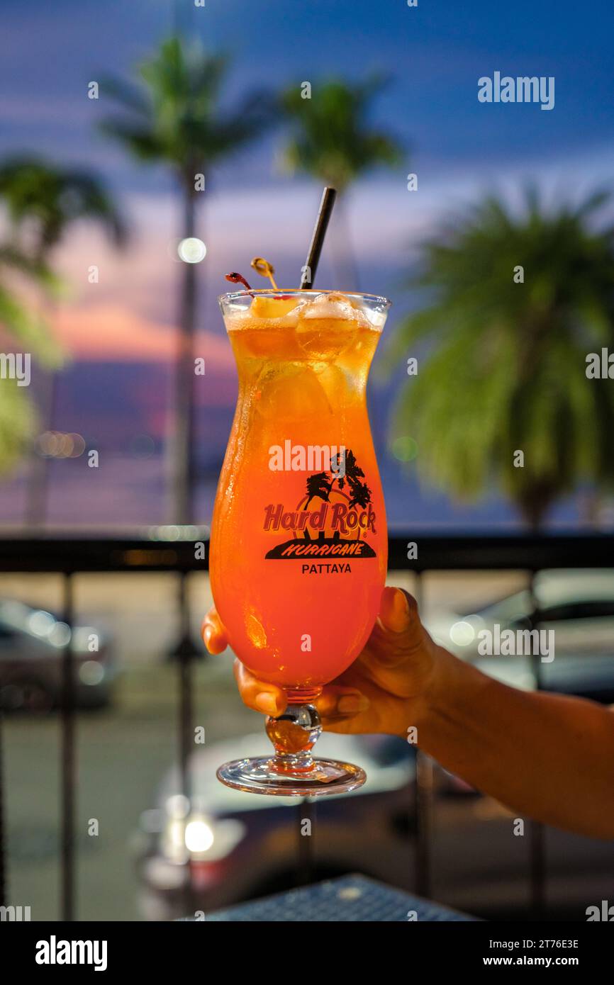 Pattaya Thailand 10 November 2023, Hard rock cafe and hotel on the ...