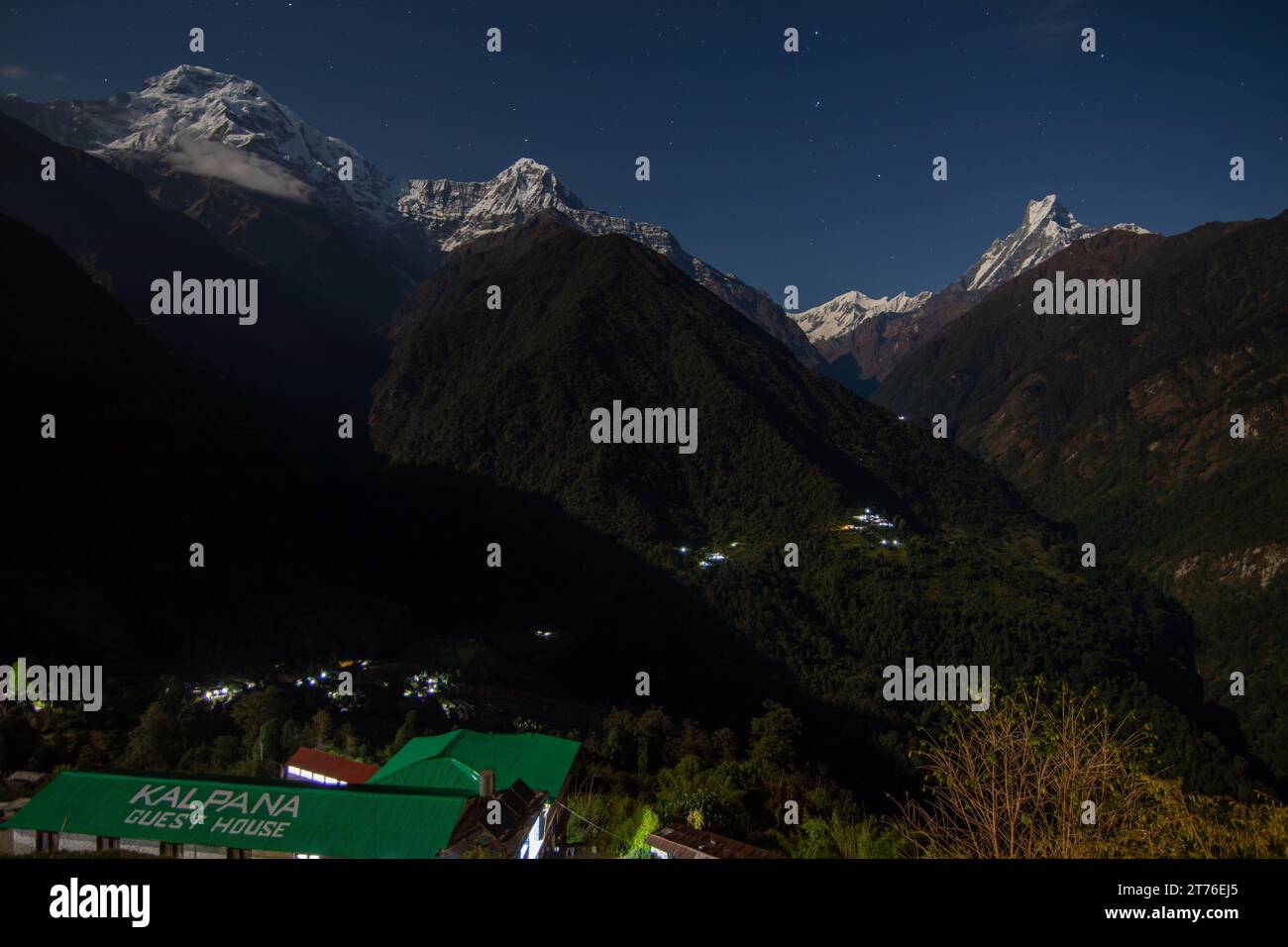 Mt. Machapuchare is a mountain situated in the Annapurna massif of ...