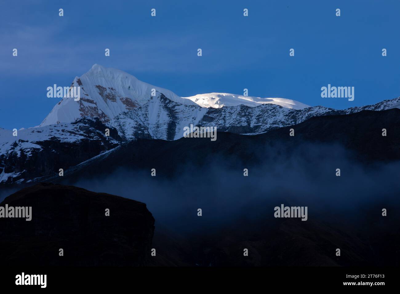 Mt. Machapuchare is a mountain situated in the Annapurna massif of ...