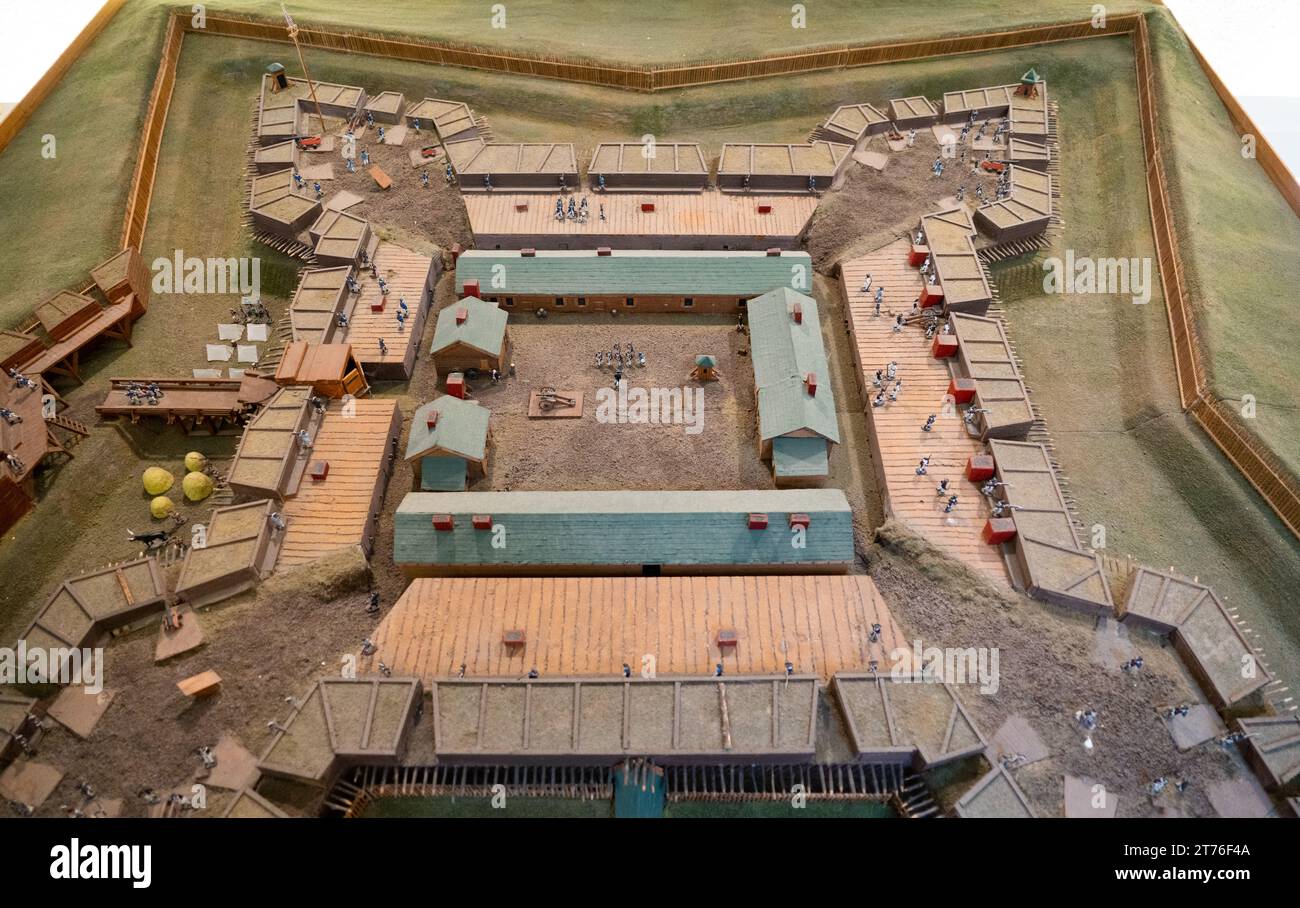 The Fort Stanwix National Monument in New York State Stock Photo - Alamy