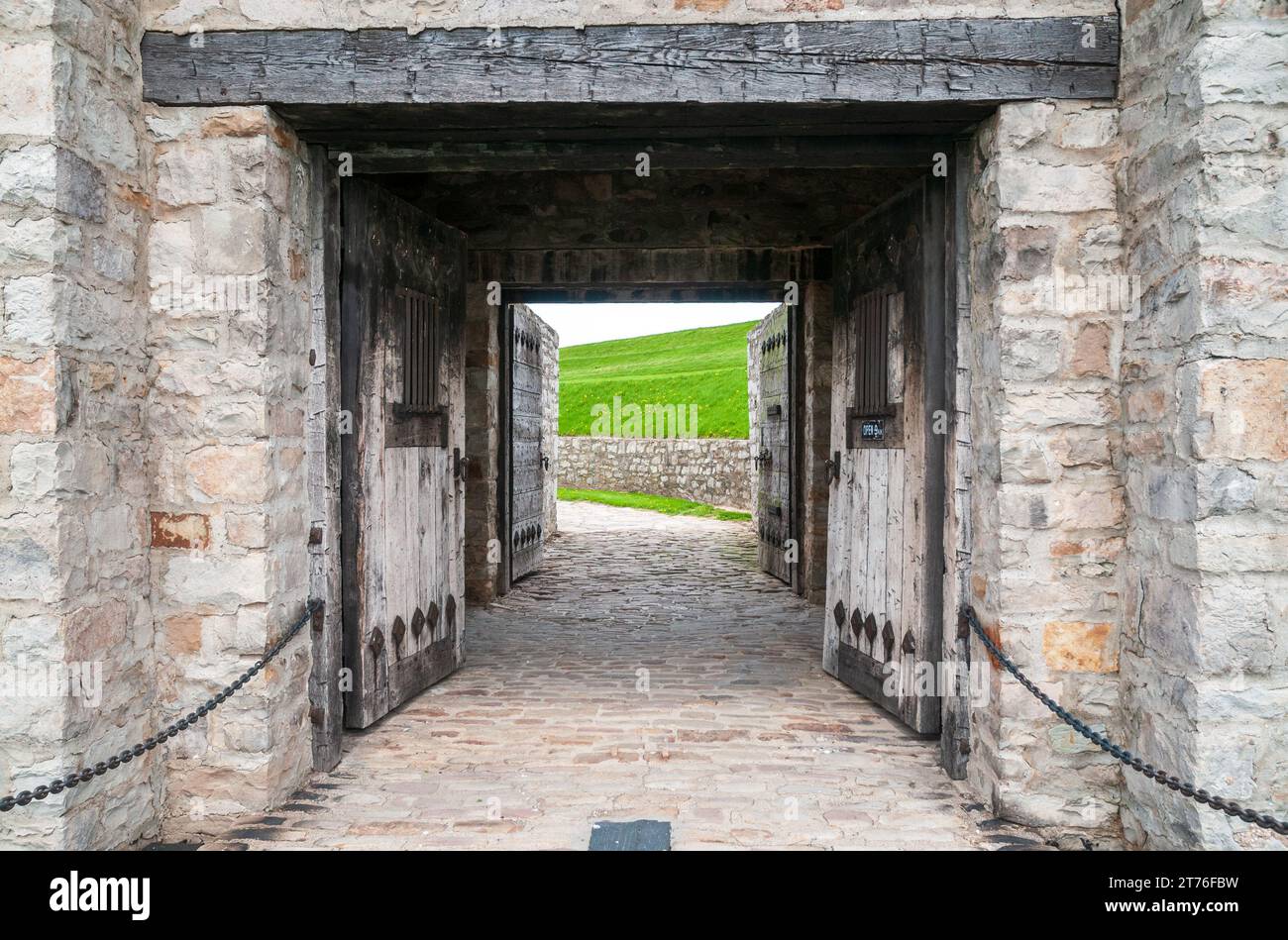 The Fort Niagara, Old Fort Niagara, by Lake Ontario Stock Photo - Alamy