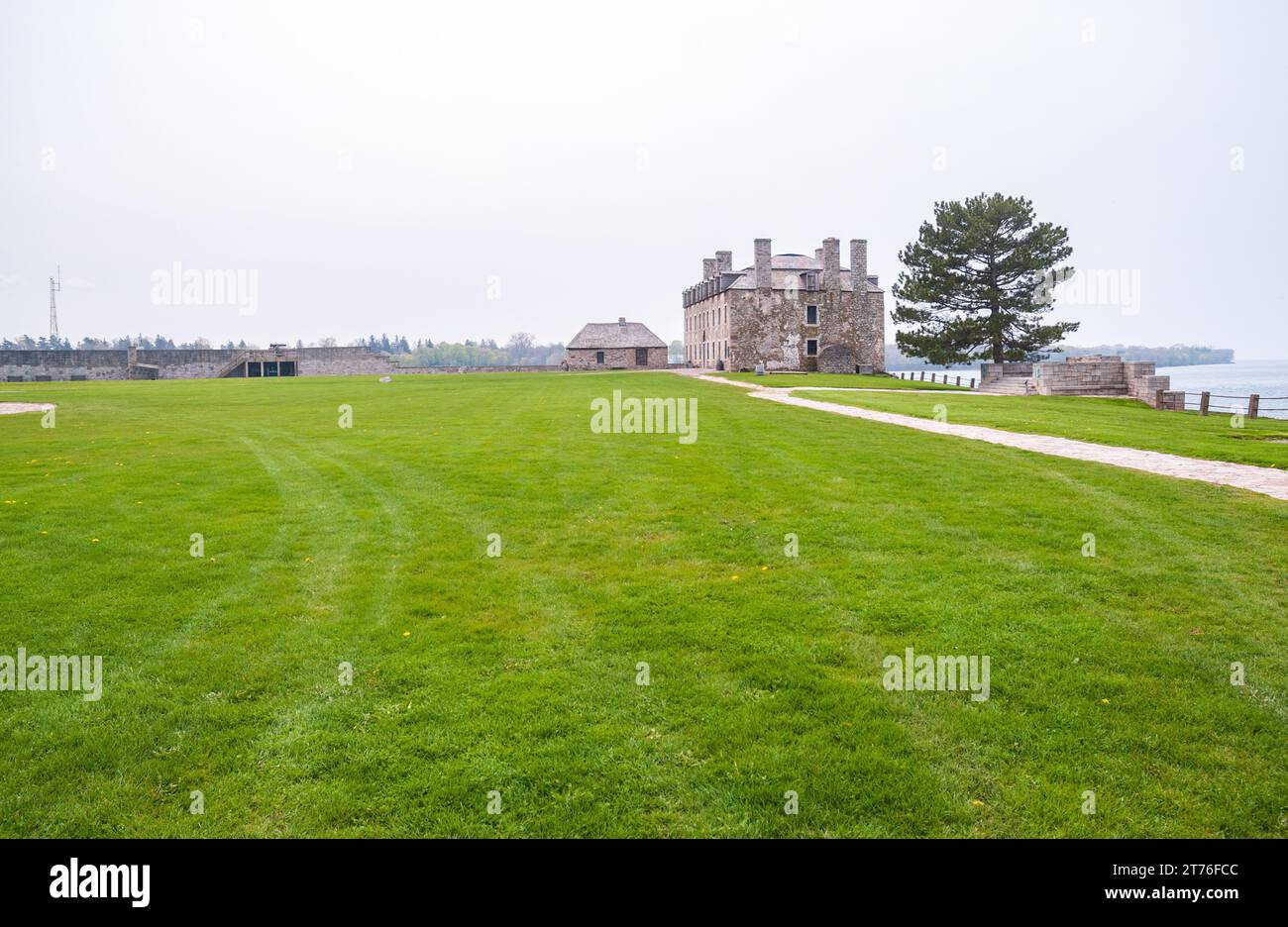 The Fort Niagara, Old Fort Niagara, by Lake Ontario Stock Photo - Alamy