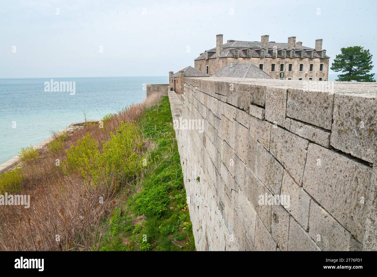 The Fort Niagara, Old Fort Niagara, by Lake Ontario Stock Photo - Alamy