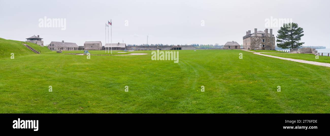 The Fort Niagara, Old Fort Niagara, by Lake Ontario Stock Photo - Alamy