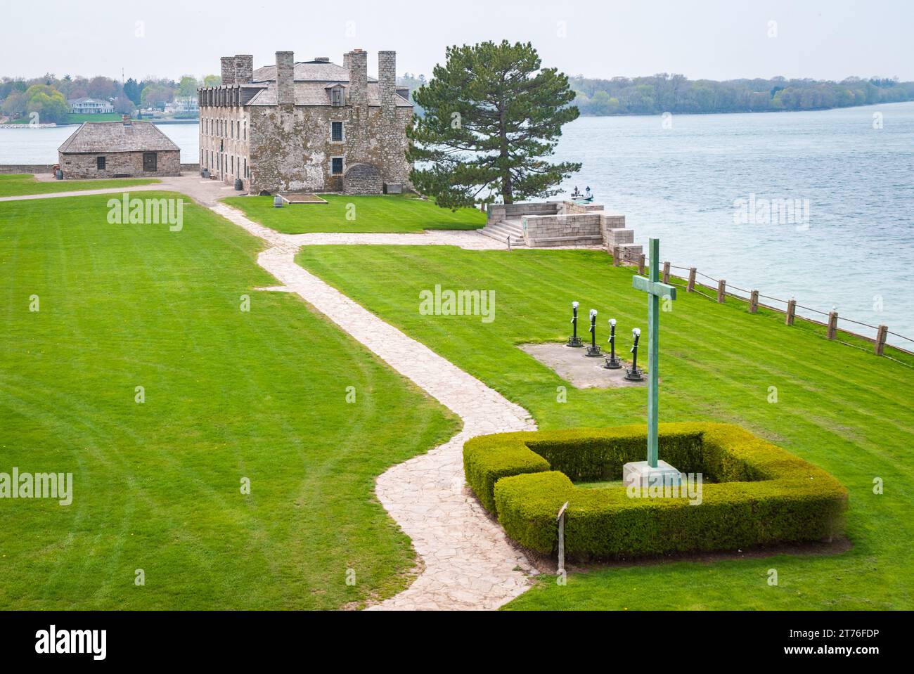 The Fort Niagara, Old Fort Niagara, by Lake Ontario Stock Photo - Alamy