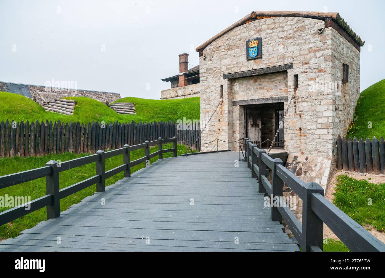 The Fort Niagara, Old Fort Niagara, by Lake Ontario Stock Photo - Alamy