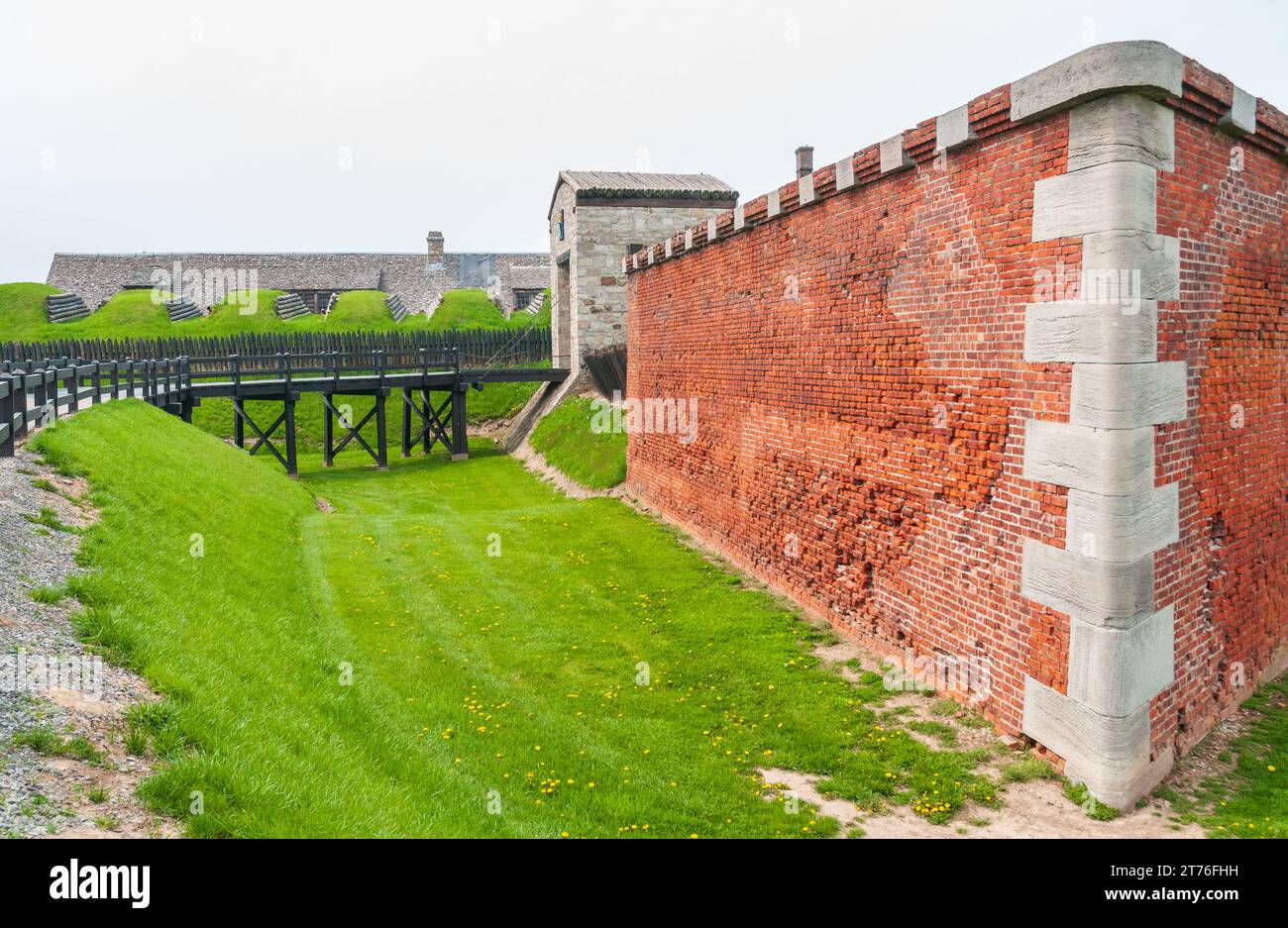 The Fort Niagara, Old Fort Niagara, by Lake Ontario Stock Photo - Alamy