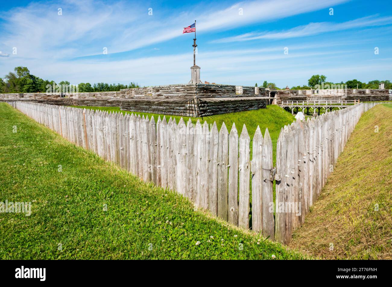 The Fort Stanwix National Monument in New York State Stock Photo - Alamy
