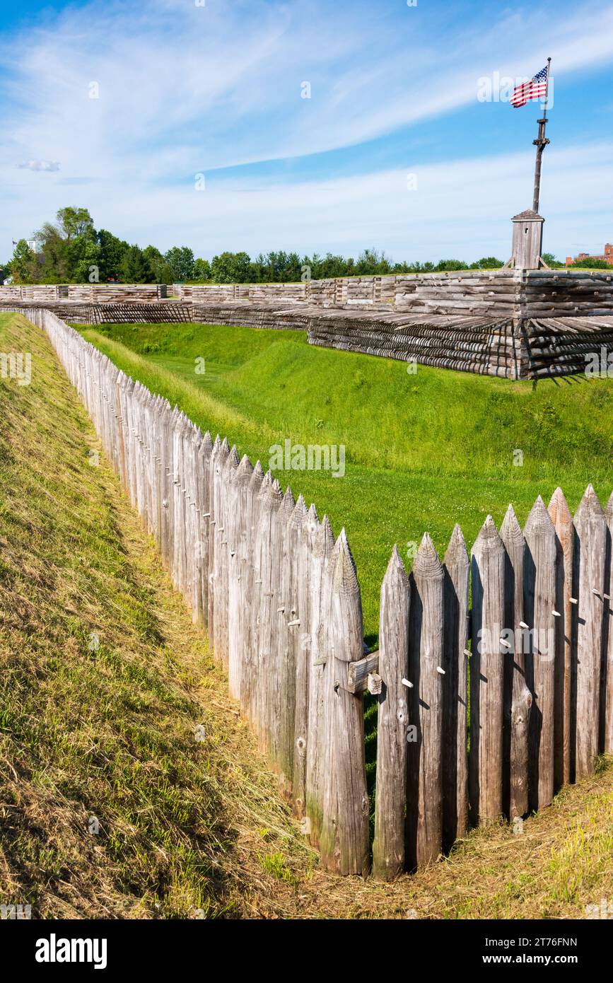 The Fort Stanwix National Monument in New York State Stock Photo - Alamy