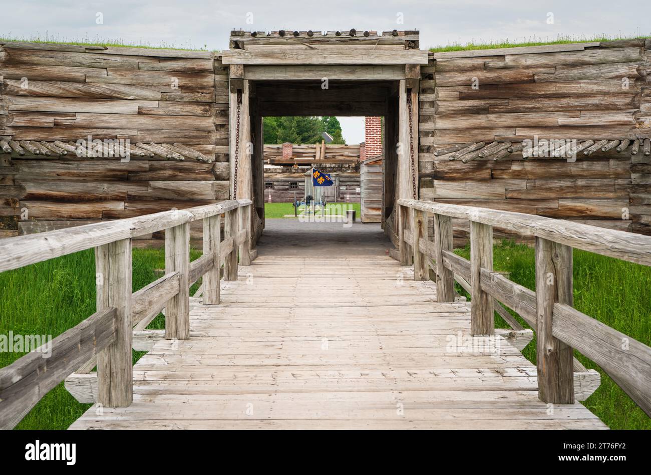 The Fort Stanwix National Monument in New York State Stock Photo - Alamy