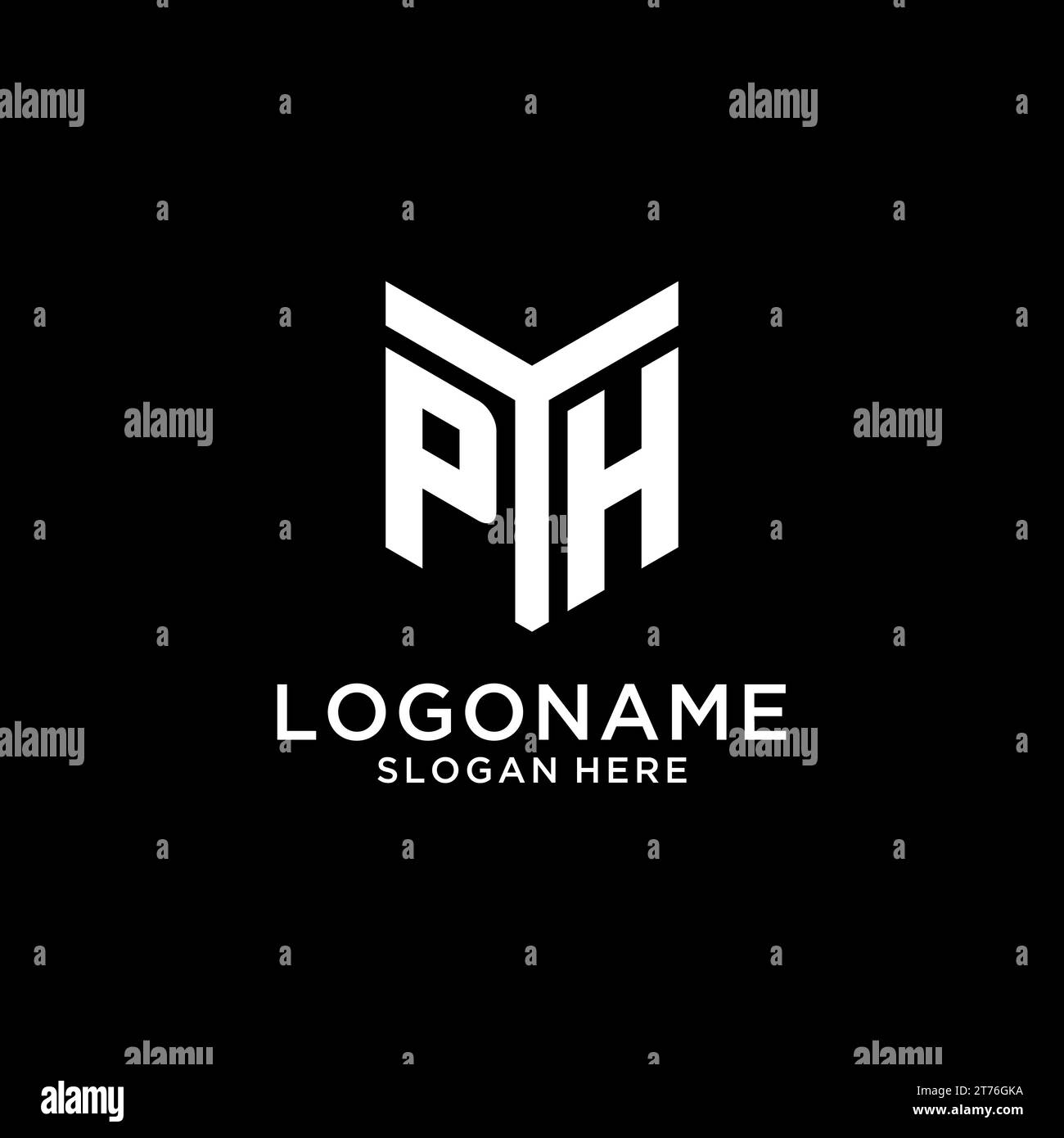 Pyh logo design hi-res stock photography and images - Alamy