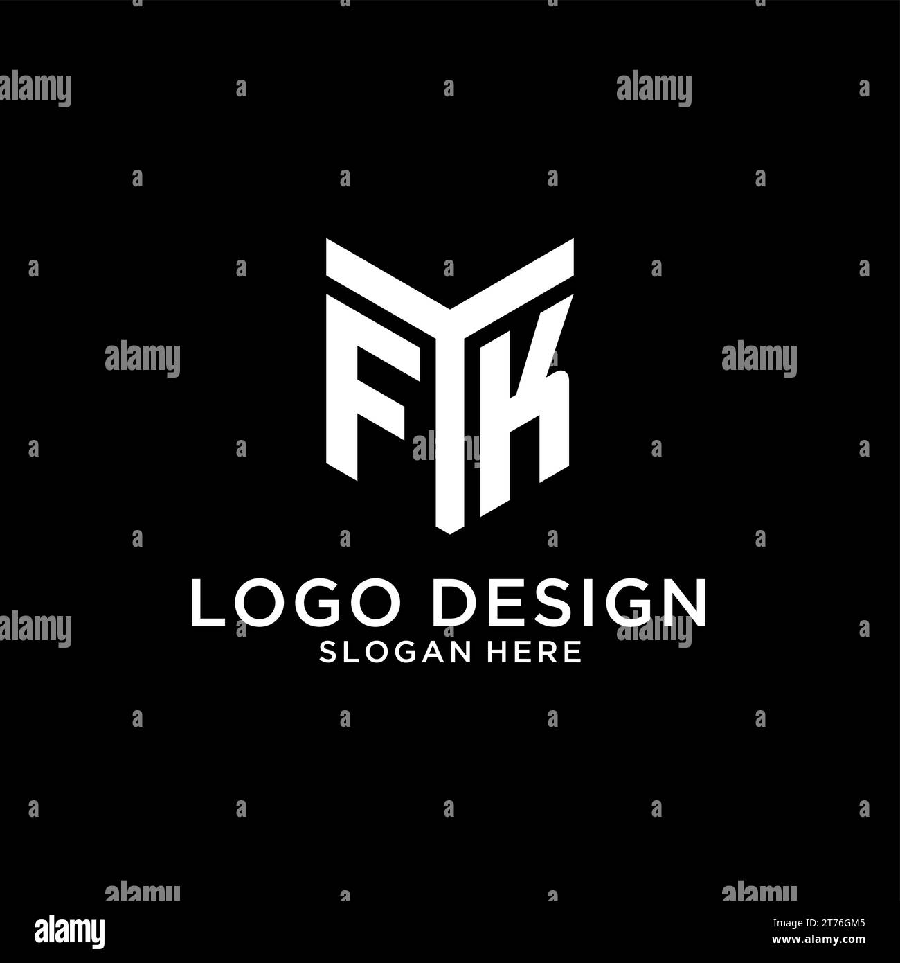 Fyk logo design hi-res stock photography and images - Alamy