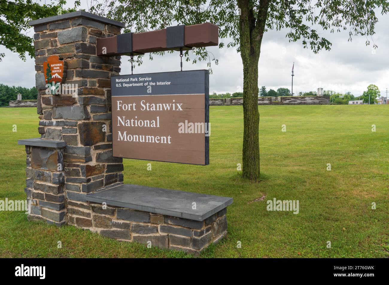 The Fort Stanwix National Monument in New York State Stock Photo - Alamy