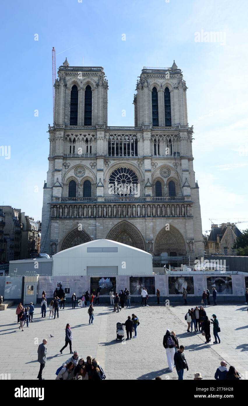 The Notre Dam church in Paris, France Stock Photo - Alamy