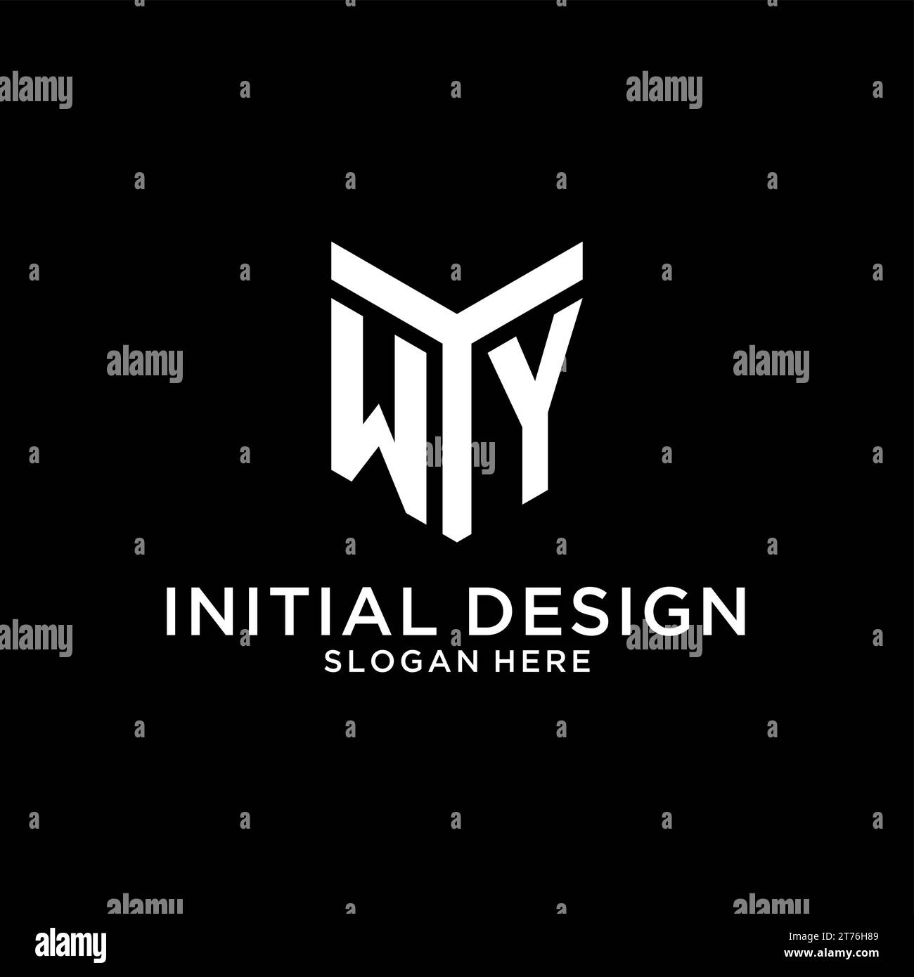 Wyy logo design Stock Vector Images - Alamy