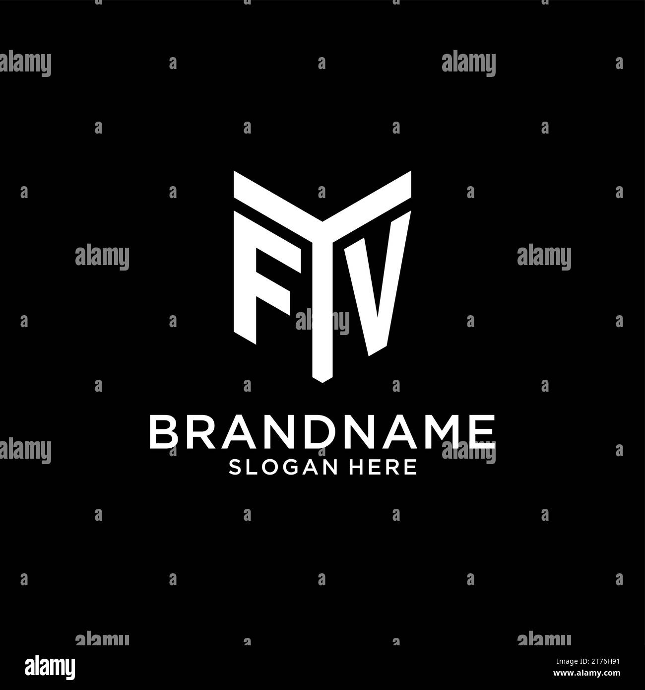 Fyv logo design hi-res stock photography and images - Alamy
