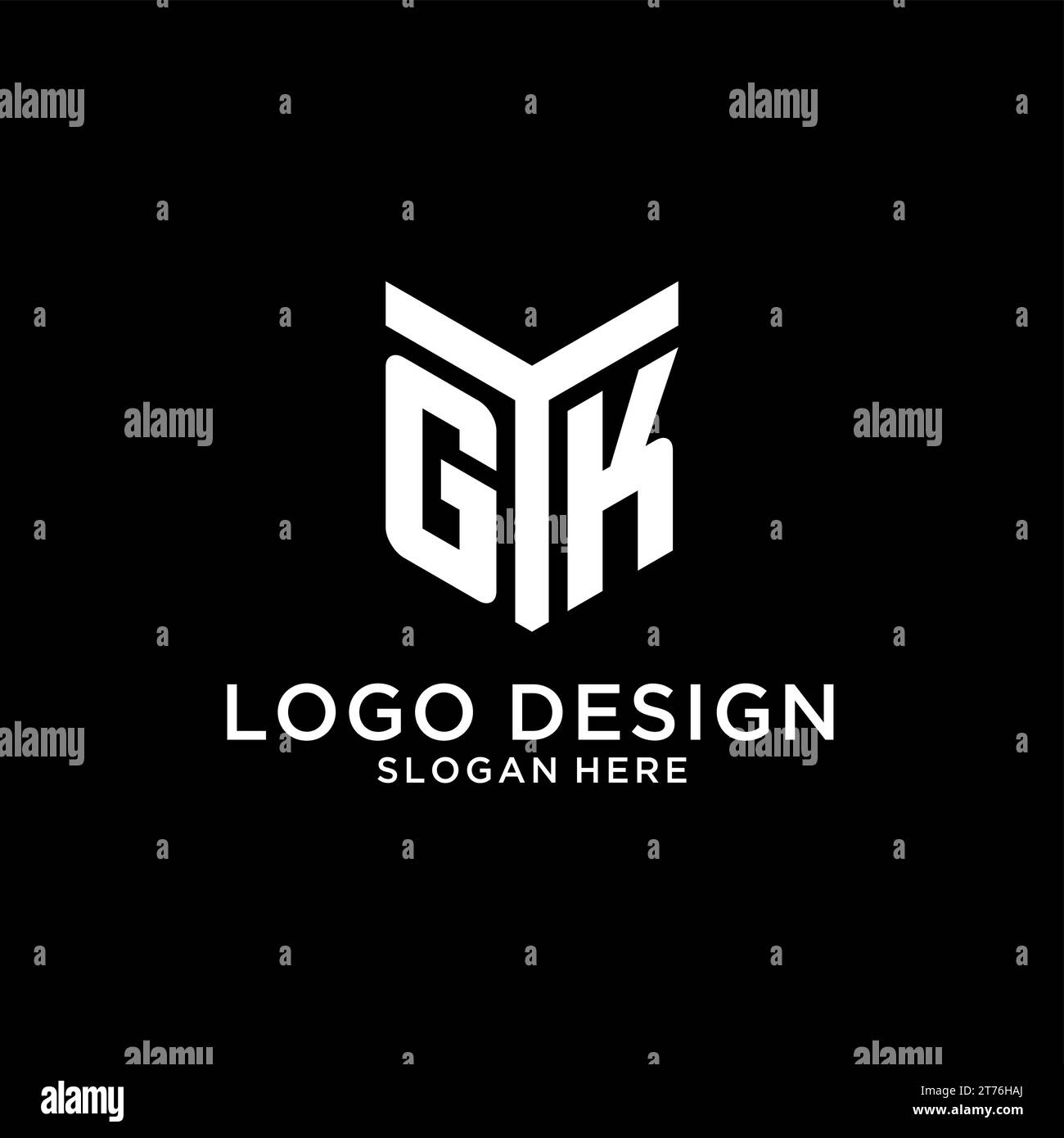 Gyk logo design hi-res stock photography and images - Alamy