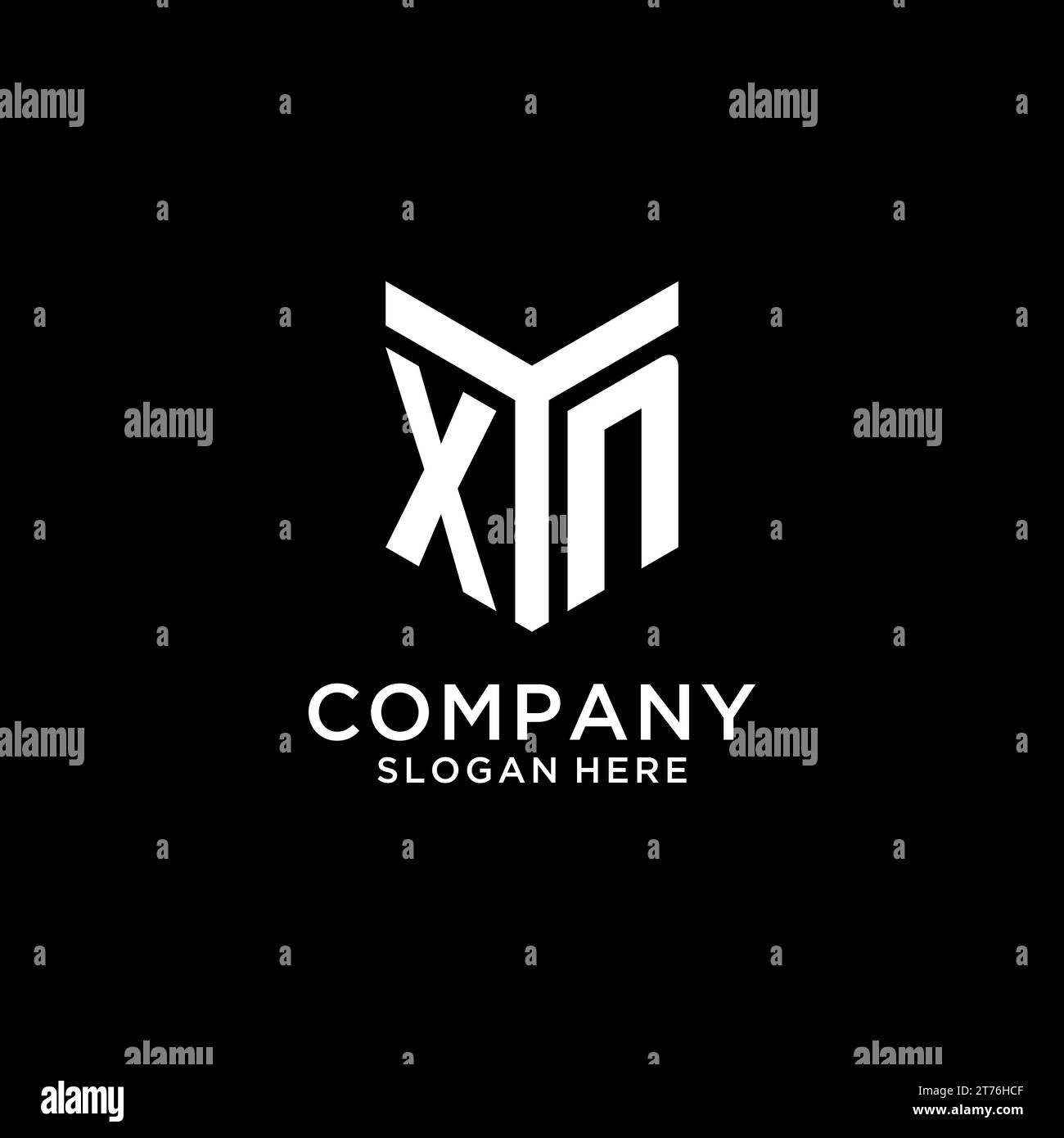 Xyn logo design hi-res stock photography and images - Alamy