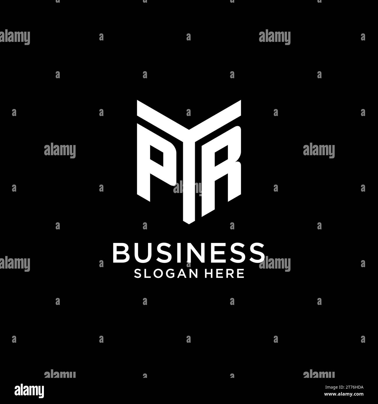 Pyr logo design Stock Vector Images - Alamy