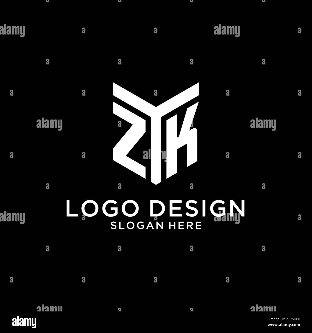 Zyk logo design hi-res stock photography and images - Alamy