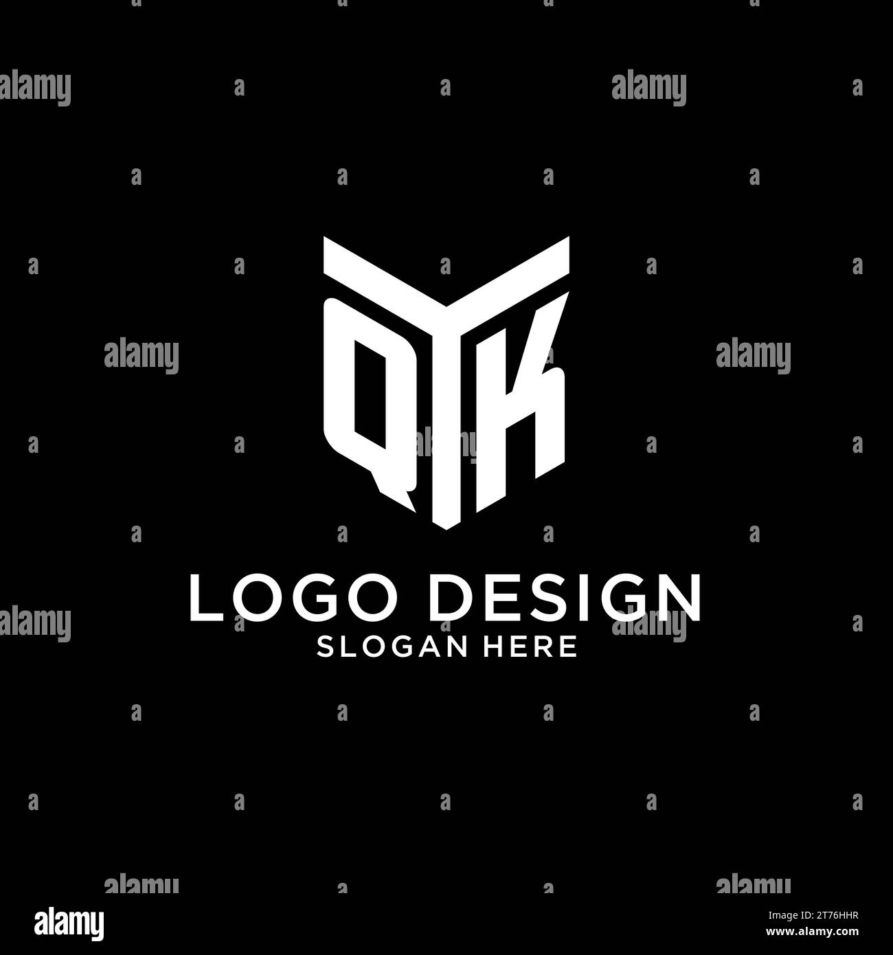 Qyk logo design hi-res stock photography and images - Alamy