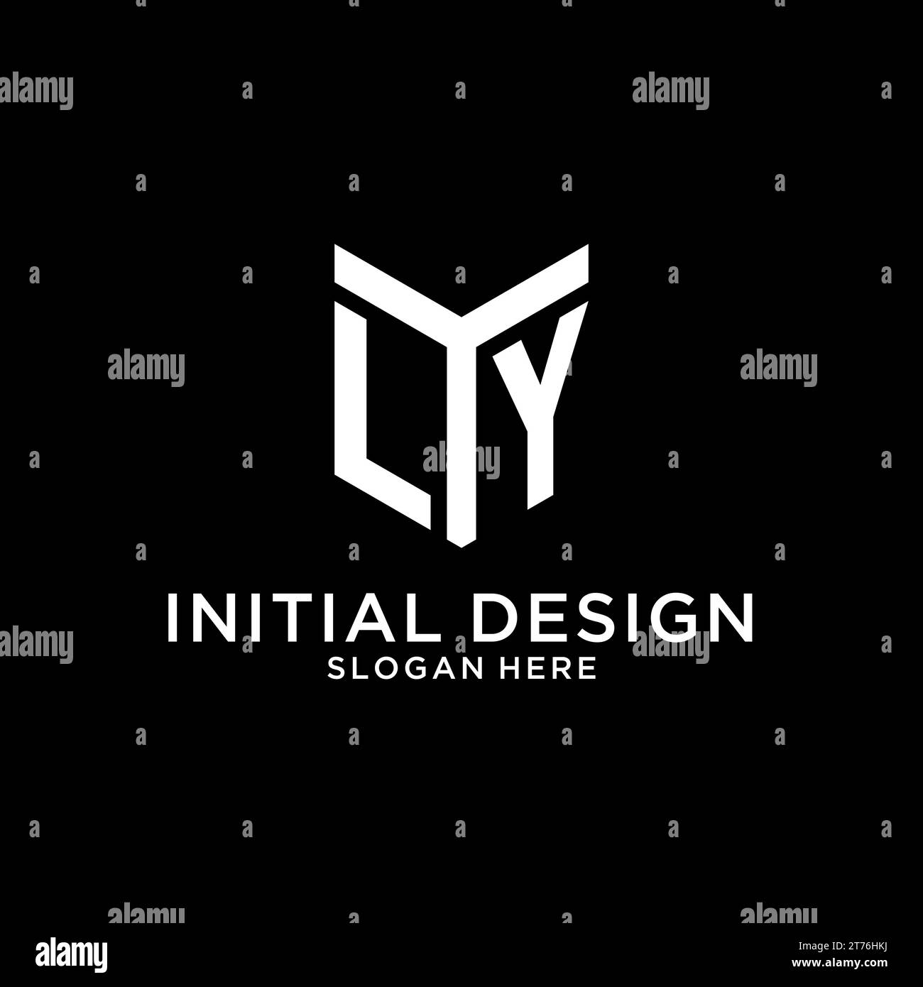 Lyy logo design hi-res stock photography and images - Alamy
