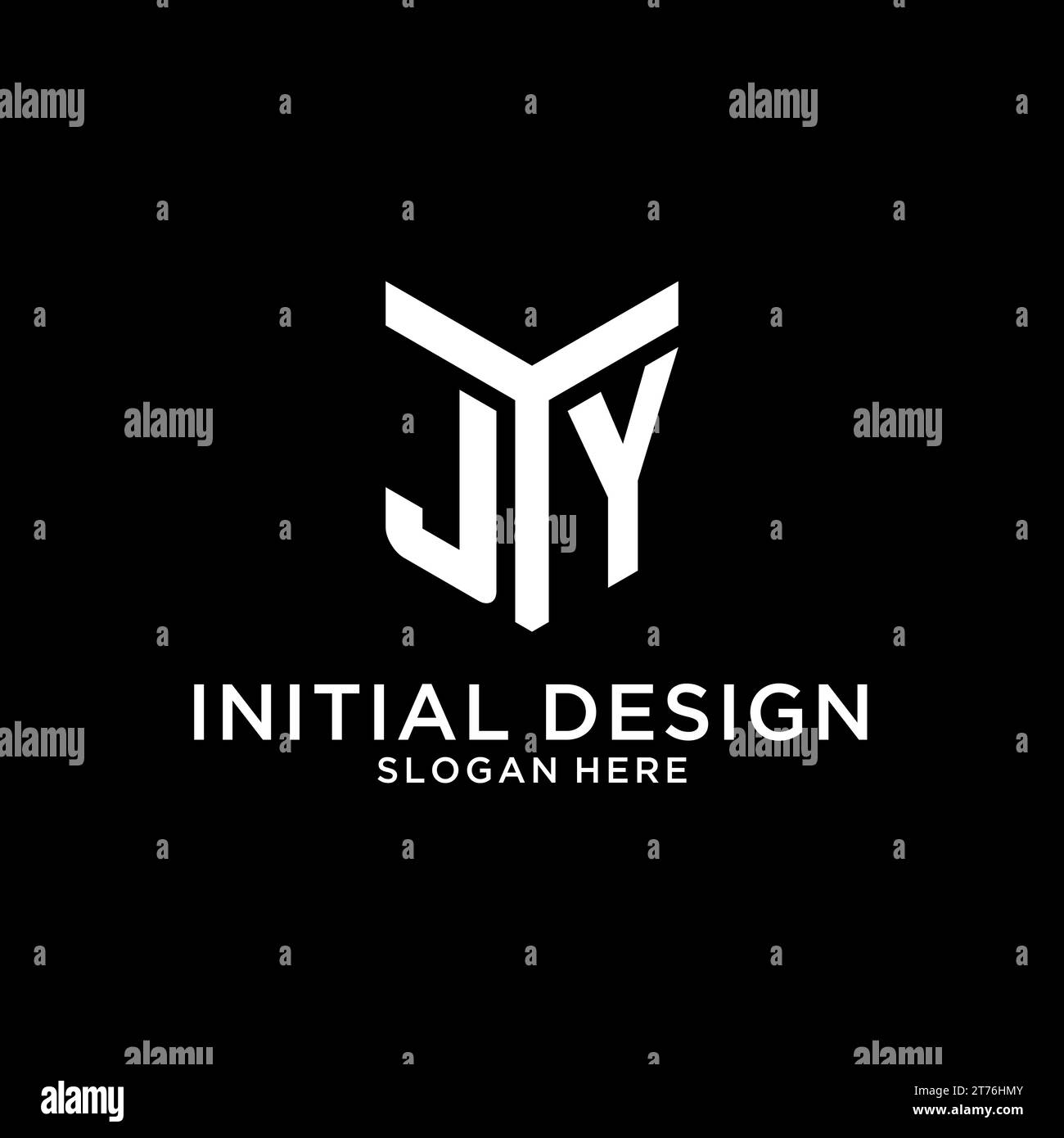Jyy logo design hi-res stock photography and images - Alamy