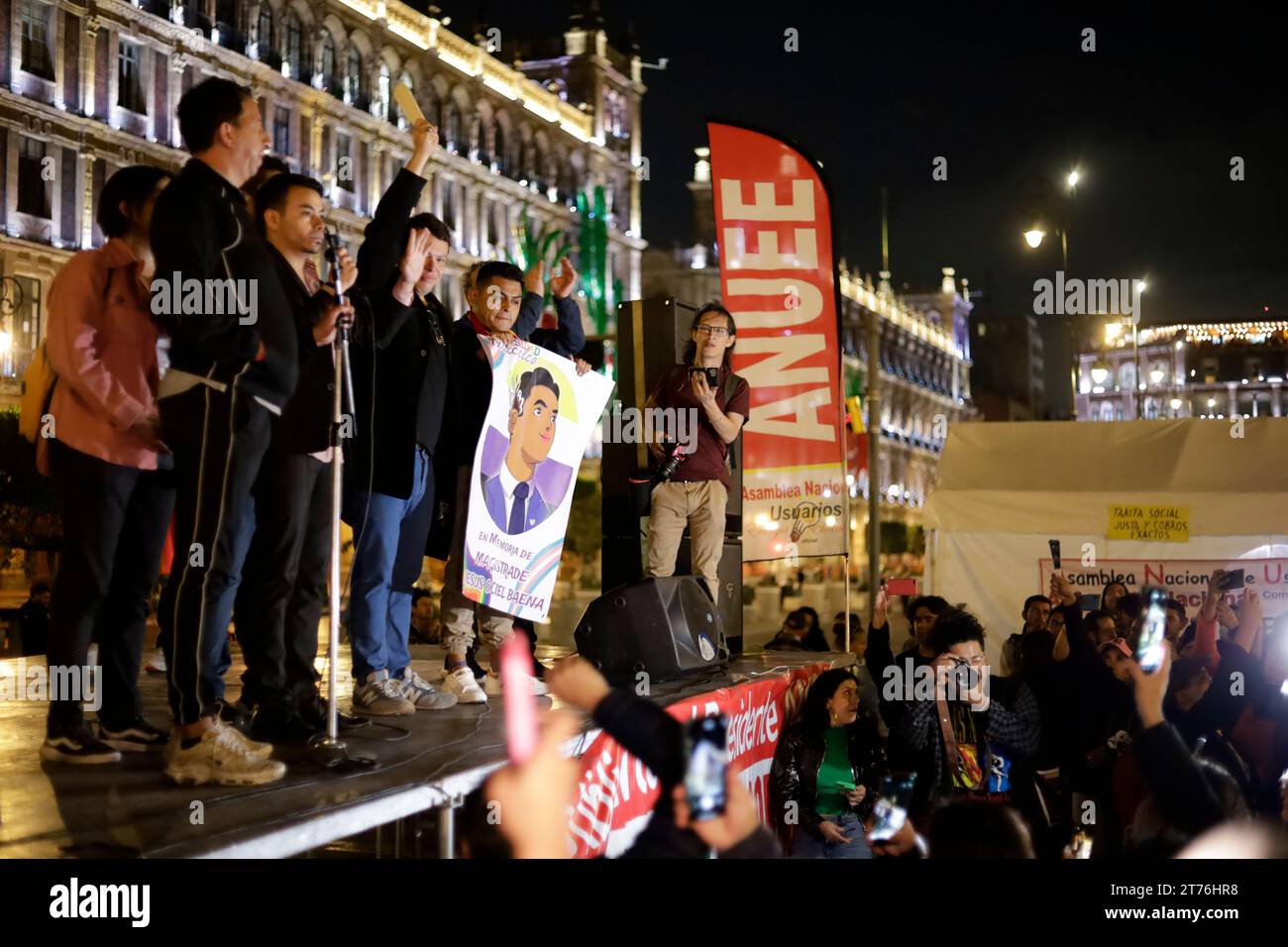 Mexico City, Mexico. 13th Nov, 2023. The LGBTTTI community protests to ...