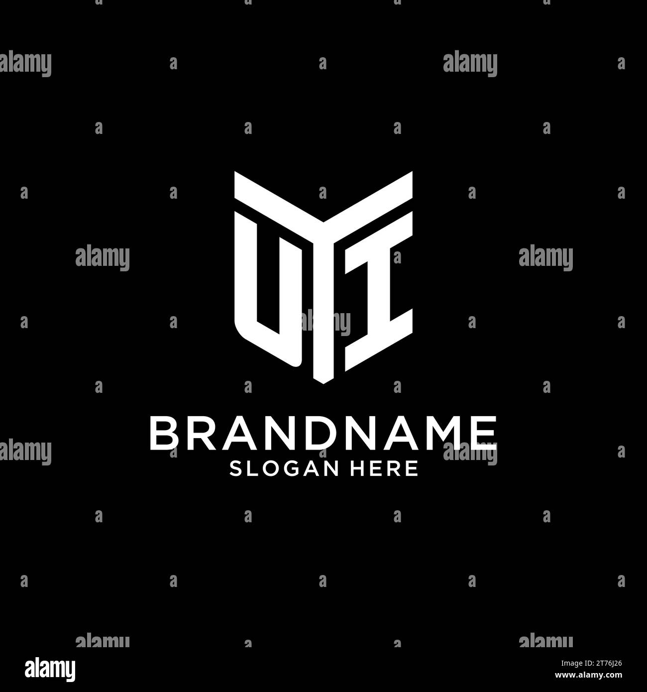 Uyi logo design hi-res stock photography and images - Alamy