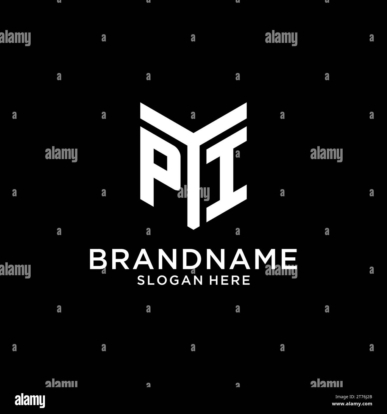 Pyi logo design hi-res stock photography and images - Alamy