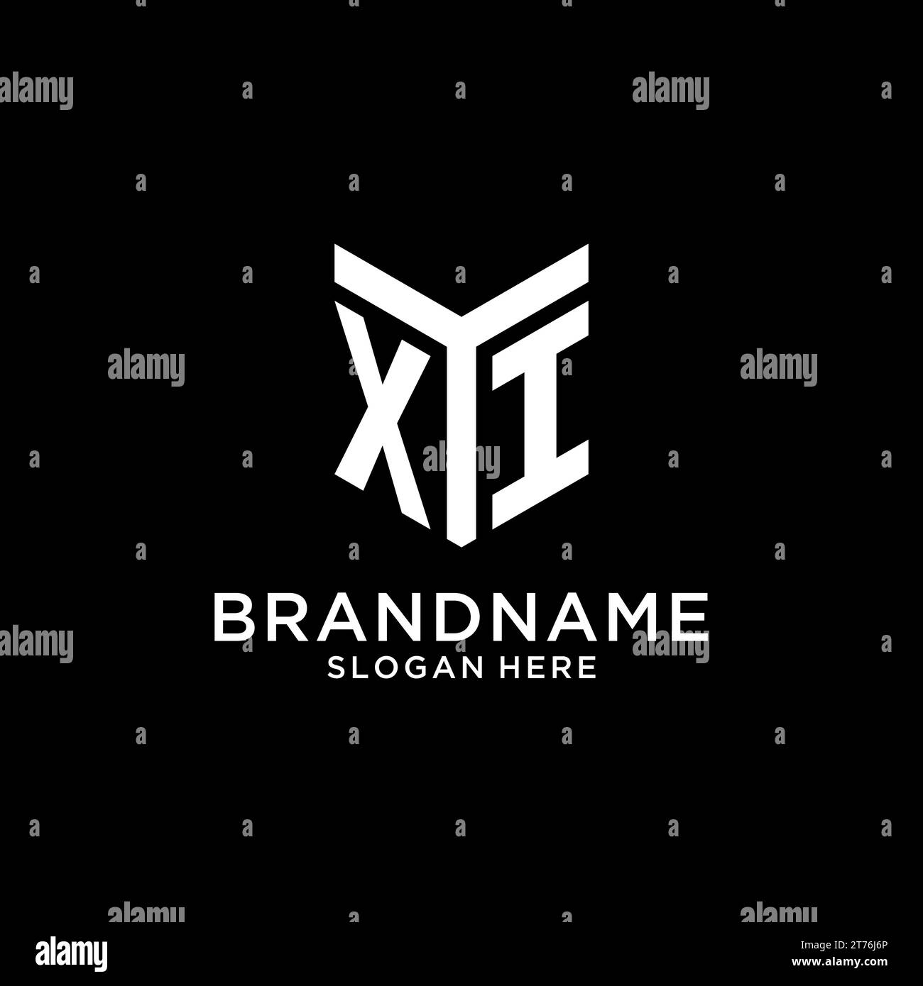 Xyi logo design hi-res stock photography and images - Alamy