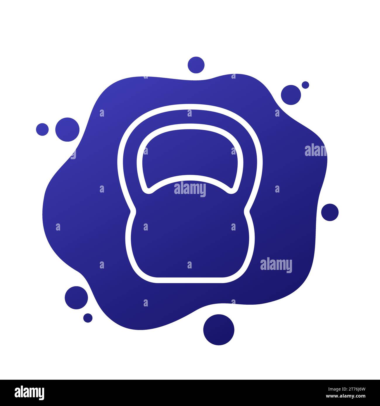 kettlebells icons on white, line vector Stock Vector Image & Art - Alamy